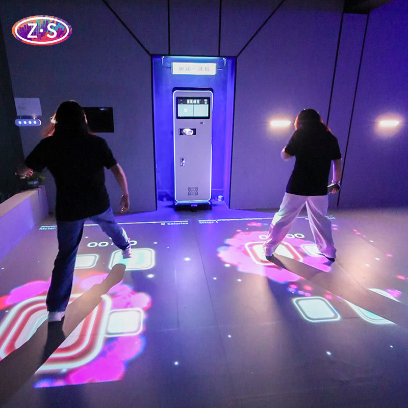 4000 Lumen Projector Floor Game 1920*1200 Interactive Floor Projection ...