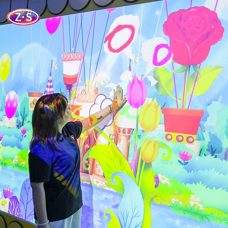 Museums AR Interactive Drawing Games Wall Display MultiChannel Fusion ...
