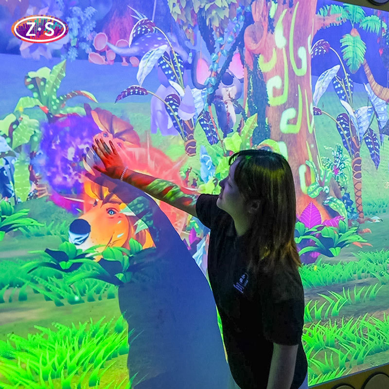 3800LM Interactive Painting Wall Multiplayer AR Interactive Games ...
