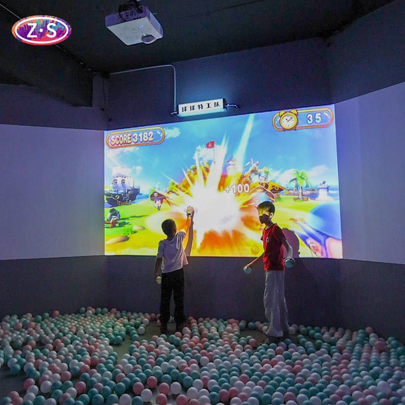 3D Interactive Wall Projection Game for Hotels & Entertainment